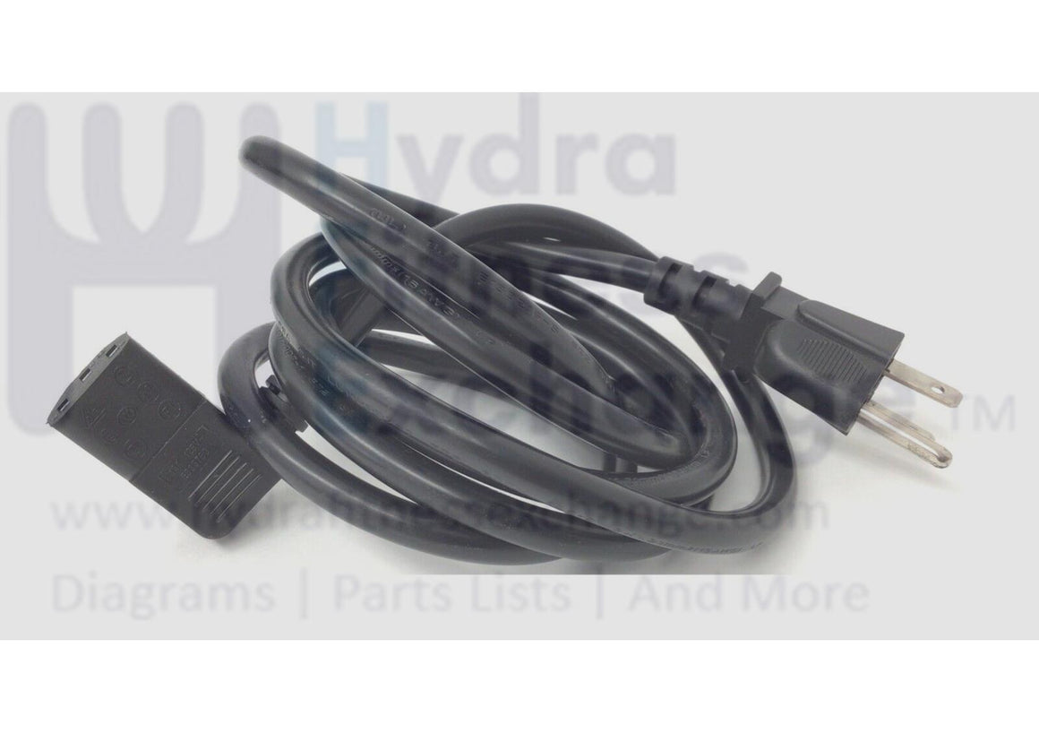 Advanced Fitness Group Elliptical Right Angle Power Cord 16AWG 002169 ...
