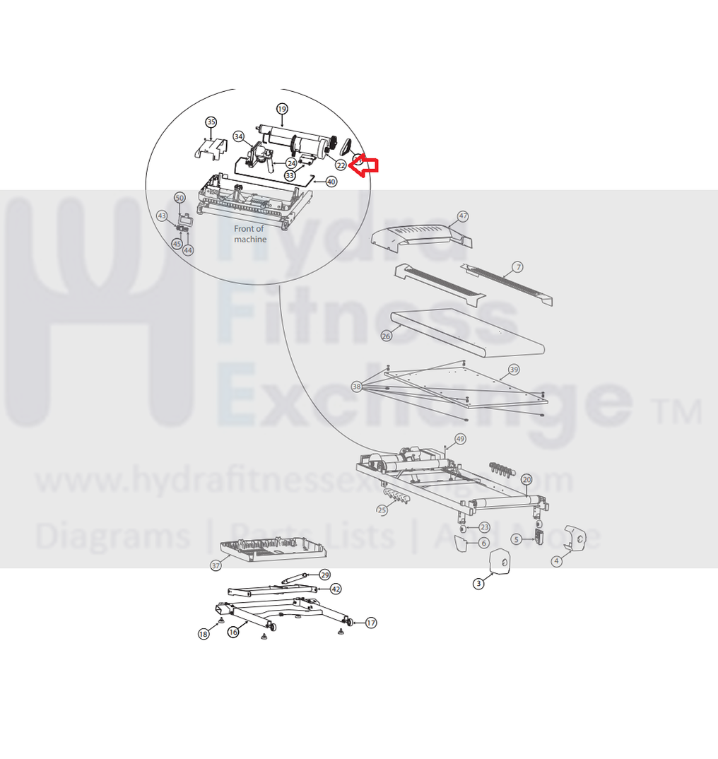 Bowflex Schwinn Nautilus Treadmill DC Drive Motor with Flywheel 100051 ...