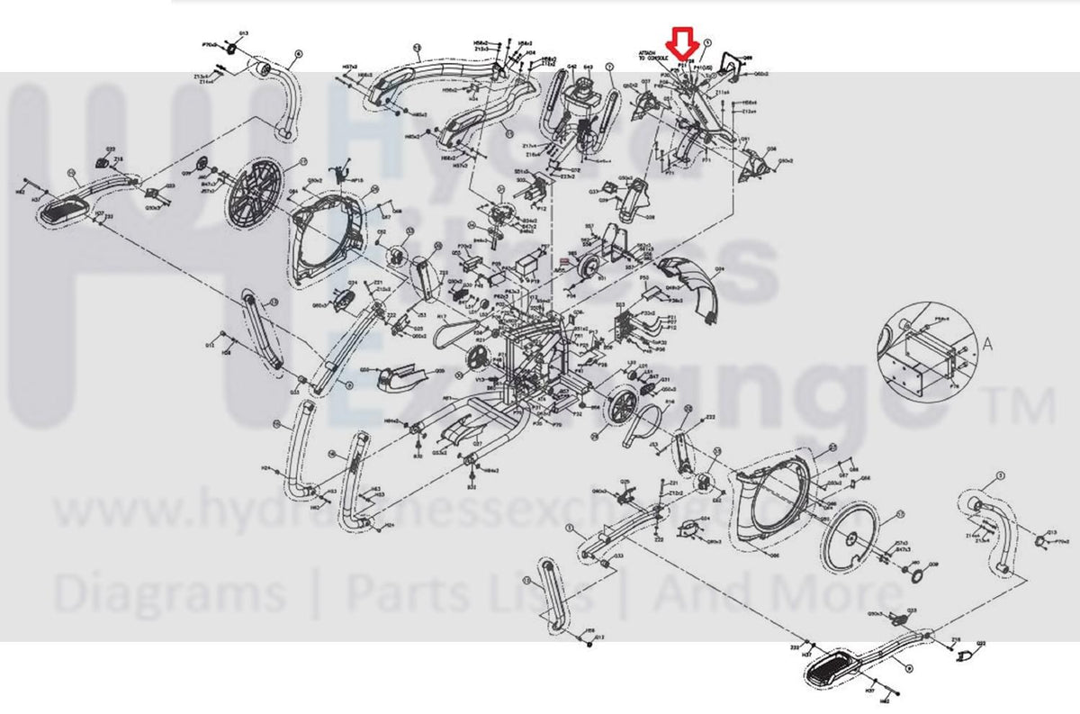 Matrix Fitness Elliptical Console Wire Harness 1000433261 ...