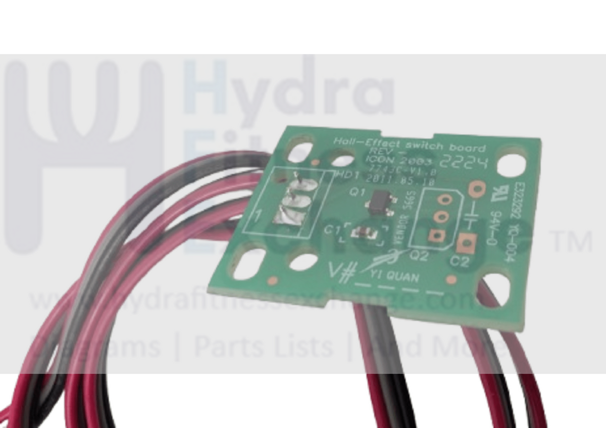 NordicTrack NETL247190 Treadmill Hall Effect Console Switch Board 1642 ...