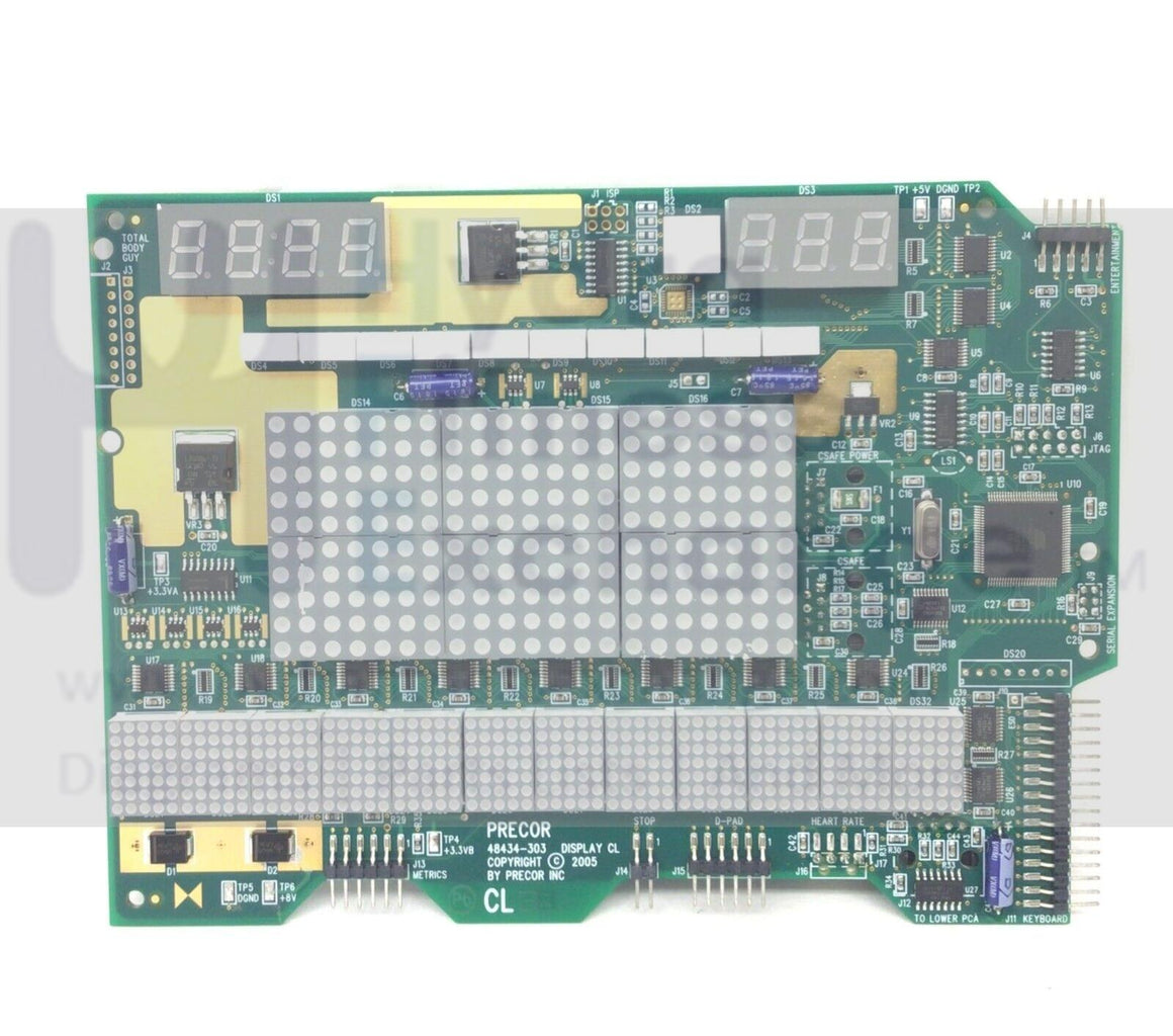 Precor Treadmill Display Console Electronic Circuit Board PPP000000035 ...