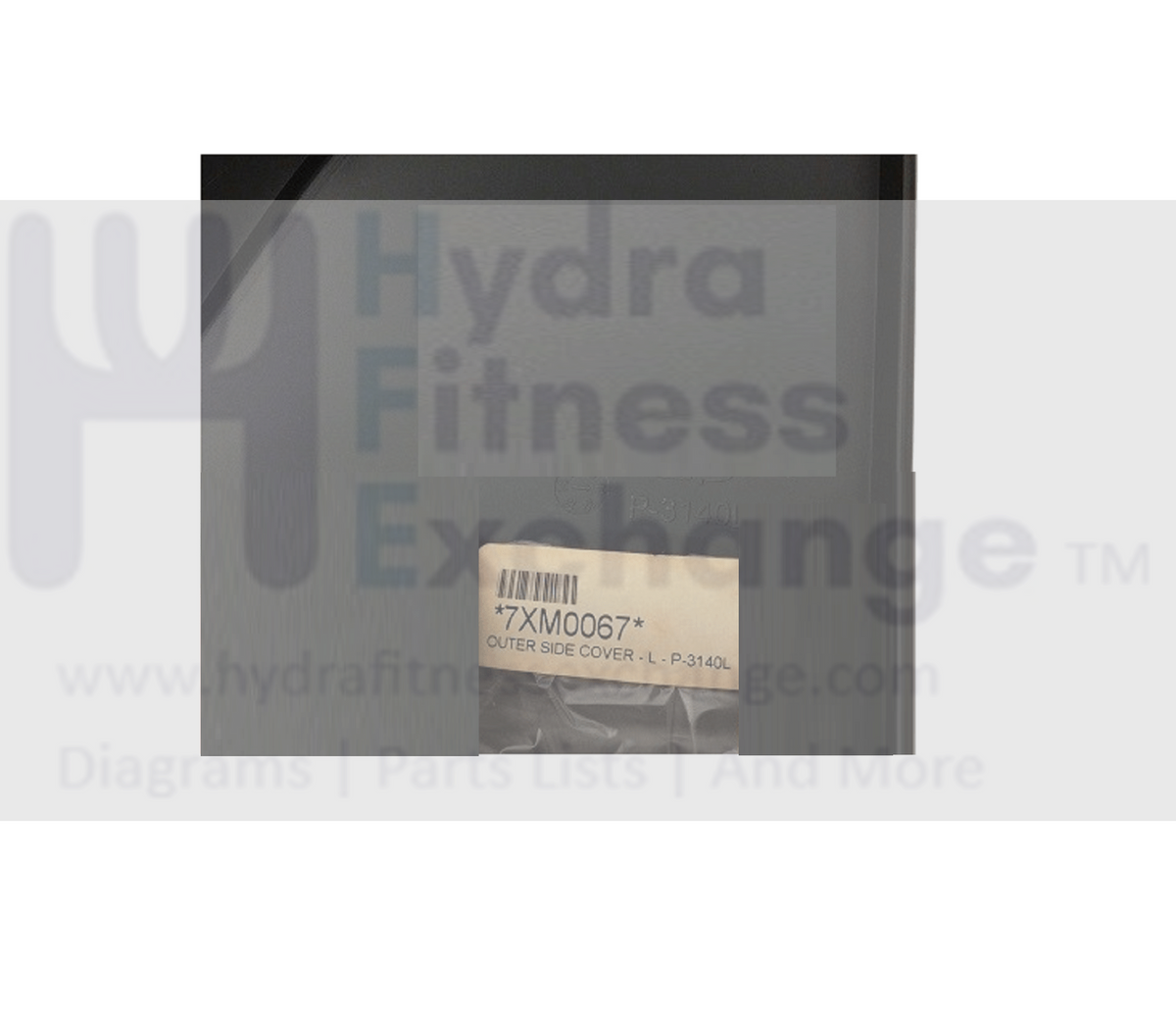 True Fitness M50 - XM50 Elliptical Left Outer Side Cover MFR-7XM0067 9 ...