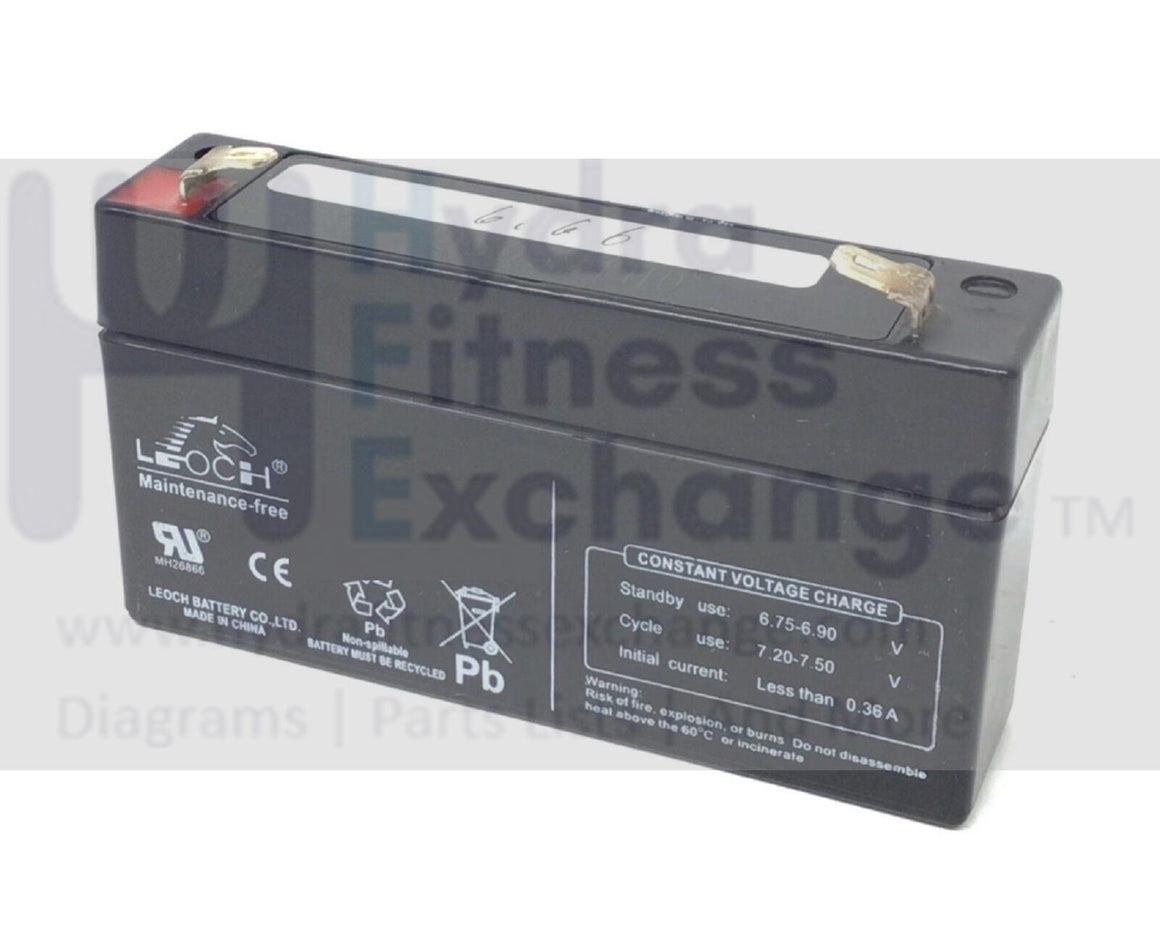 Used StairMaster 8G Gauntlet Upright Bike Lead Acid Battery 800-3102 ...