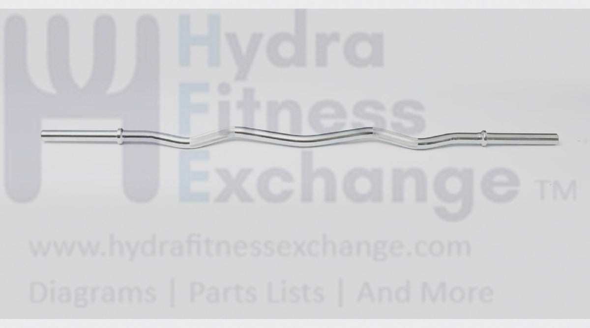 York Barbell Chrome Curl Bar with Fixed Inner Collars – 45” Standard 1 ...