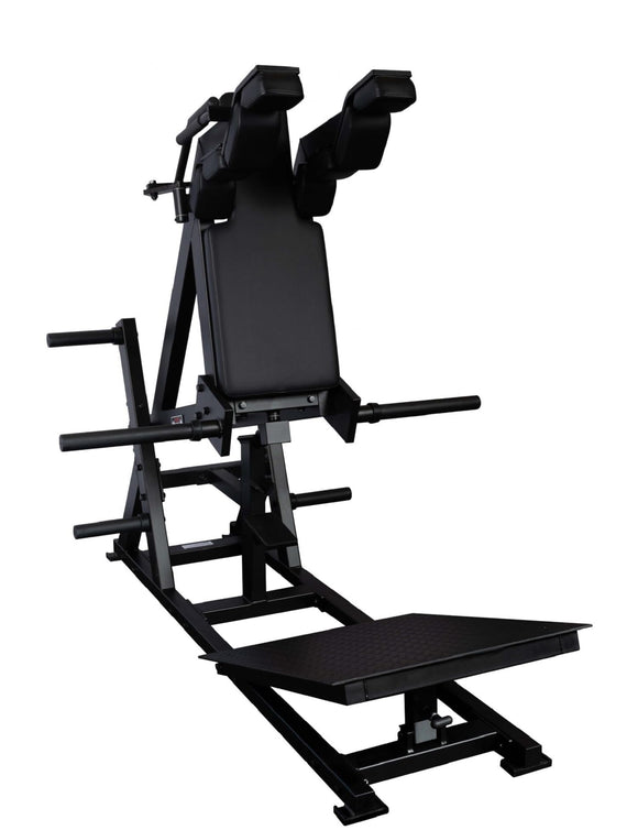 STS Power Front Squat Machine Black Hack Squat Combo Adjustable Footpl ...