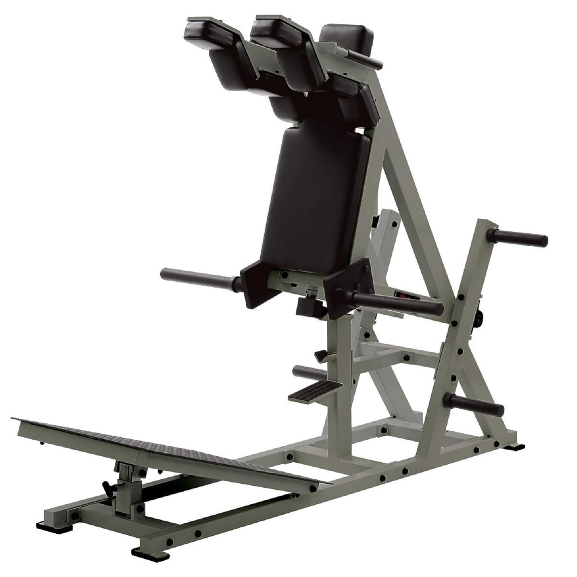 STS Power Front Squat Machine Silver Hack Squat Combo Adjustable Footp ...