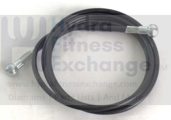 Body Solid EXM3000LPS Strength System Steel Cable Assembly 75 " EXM300 ...