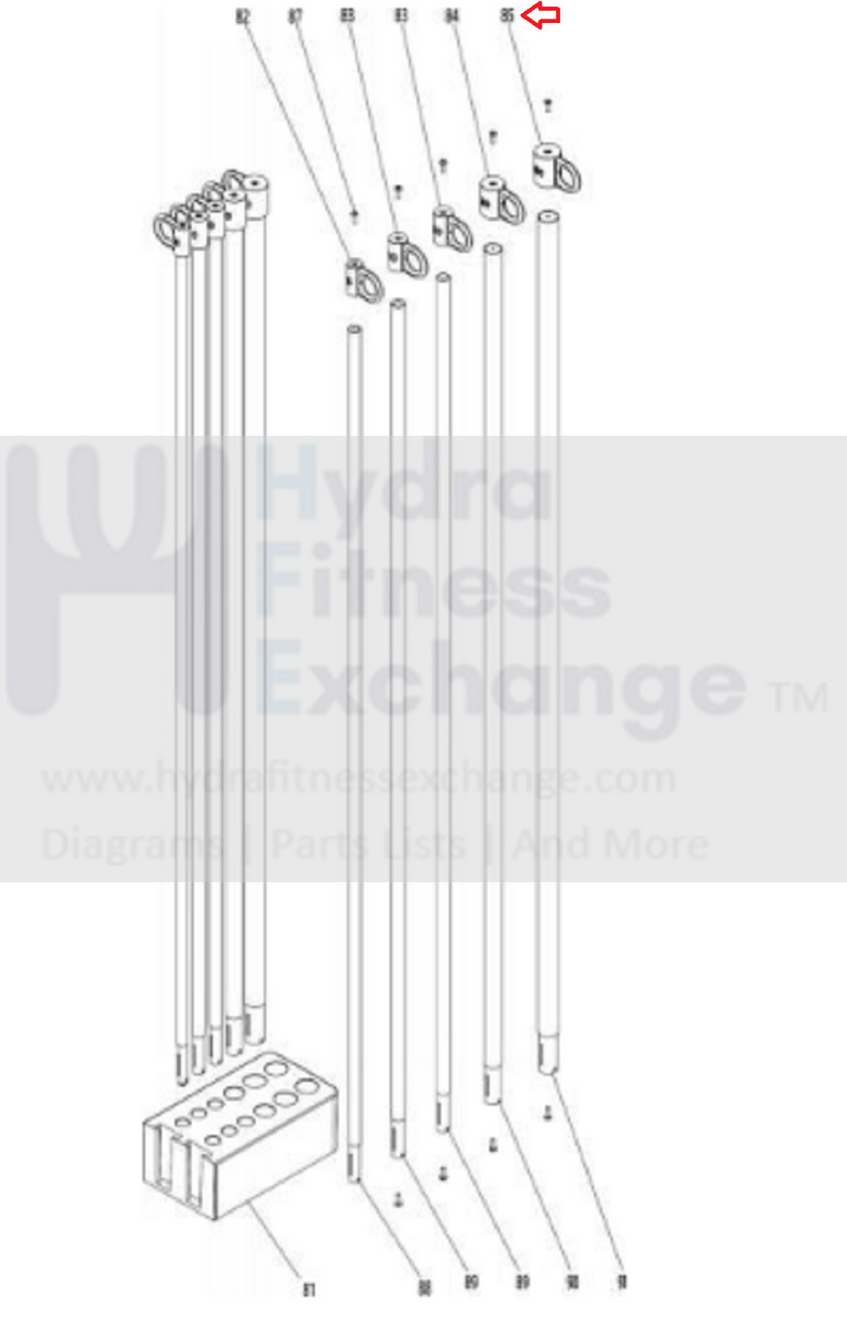 Bowflex Blaze Elite Ultimate Xceed Xtreme 2 SE Treadmill Rod End Cap 5 ...