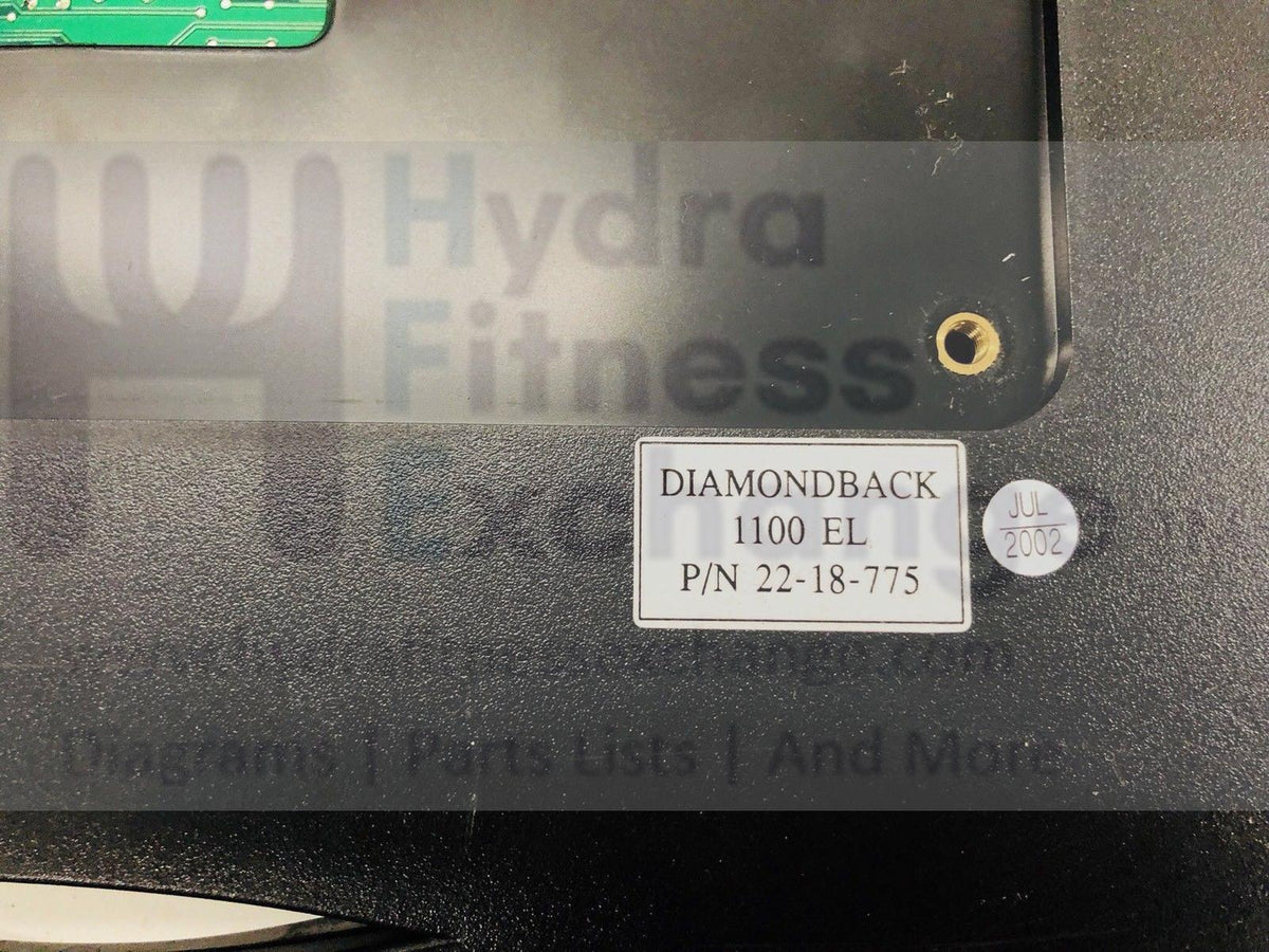 Diamondback 1100EL Elliptical Upper Display Console Membrane Board 22 ...