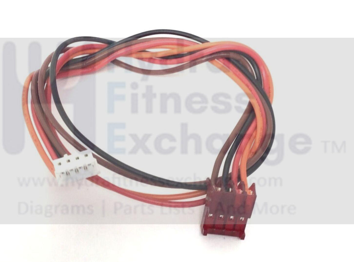 FreeMotion I11.9 Treadmill Console Wire Harness 4 Pin White Red Connec ...