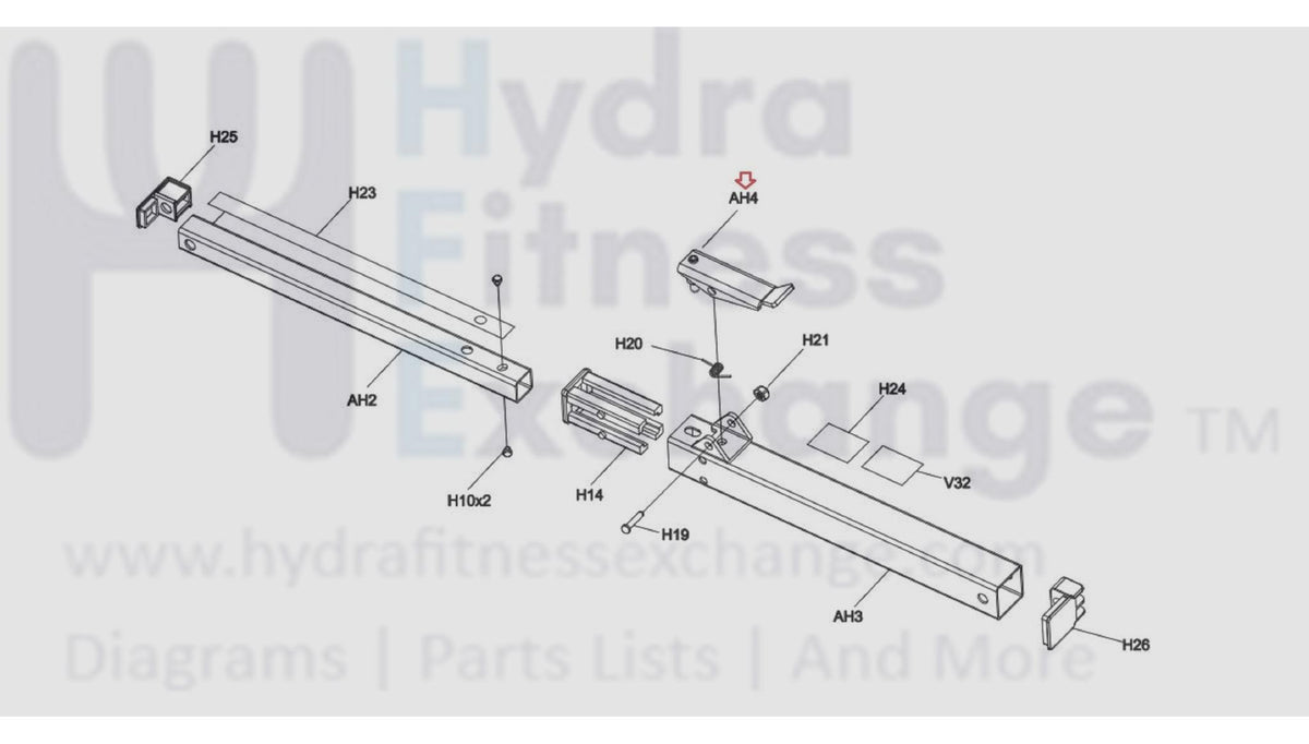 Horizon Fitness Treadmill Lock Latch Welding 1000227065 – hydrafitnessparts