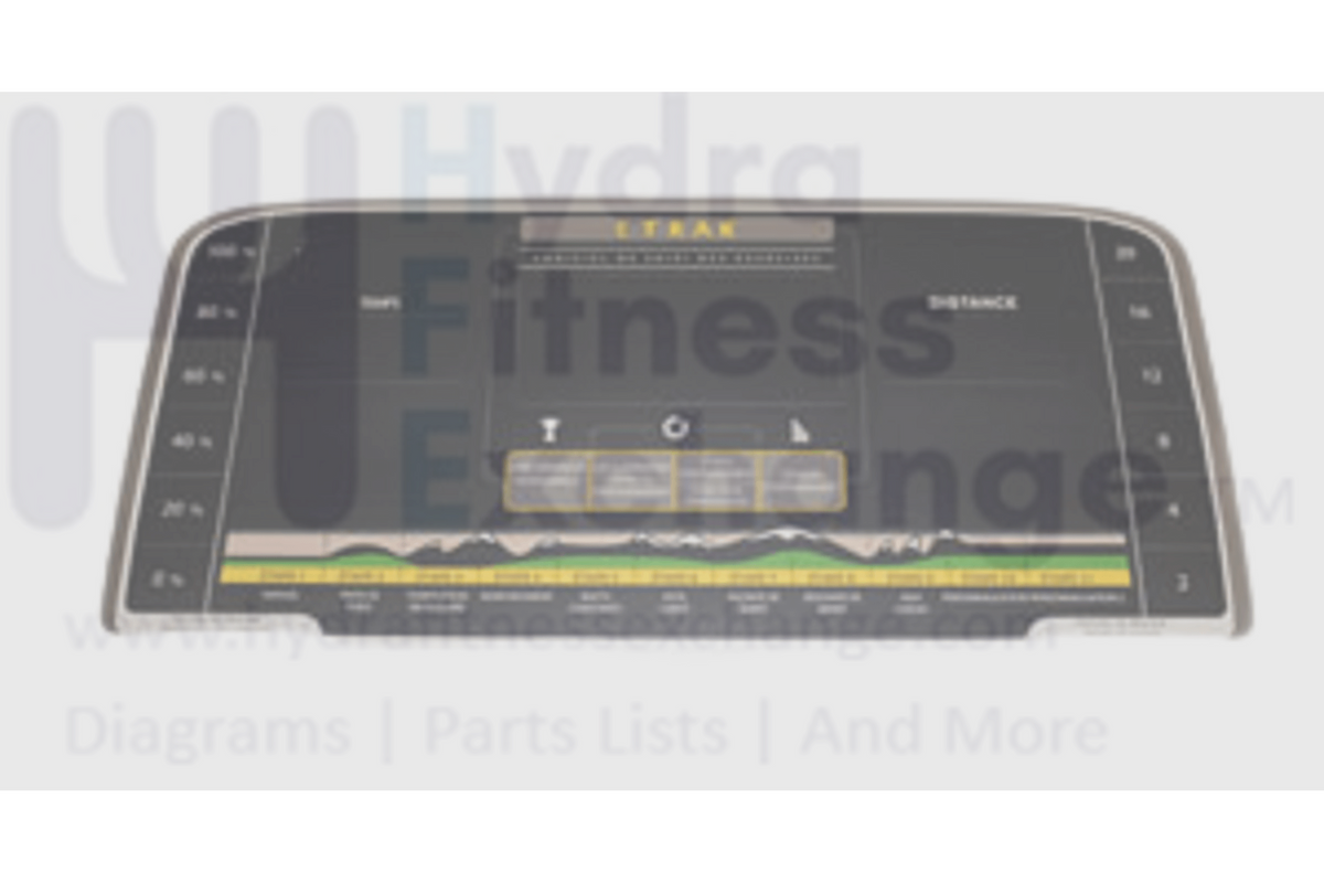 Horizon Fitness CE9.2 - EP543 Elliptical Display Console Upper Overlay ...