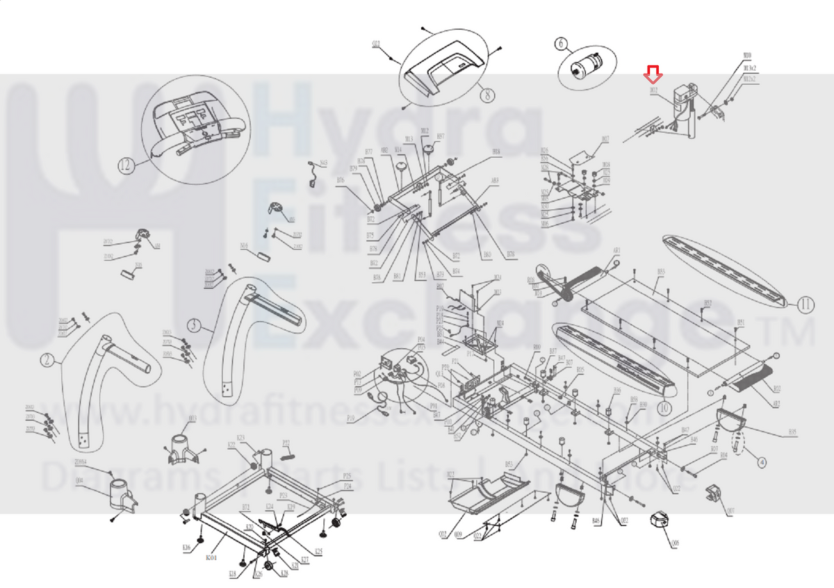 Horizon Fitness Livestrong Treadmill Incline Lift Elevation Motor 0390 ...