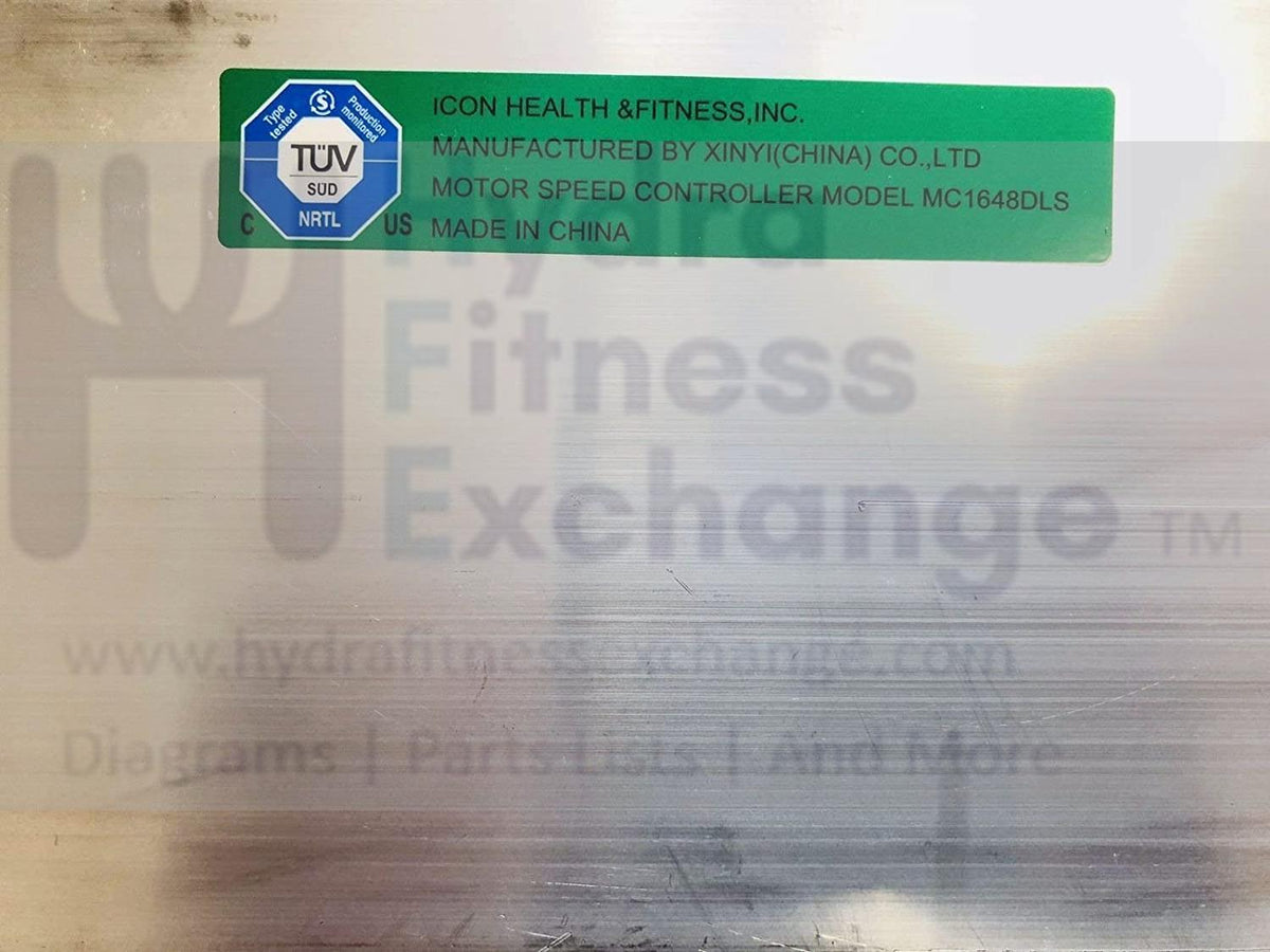 Icon Health & Fitness, Inc. Treadmill Motor Controller Lower Board 263 ...