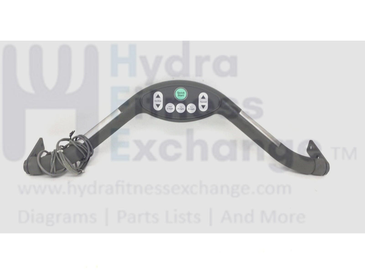 Life Treadmill Handlebar Assembly with Activity Zone Display AK58-0037 ...