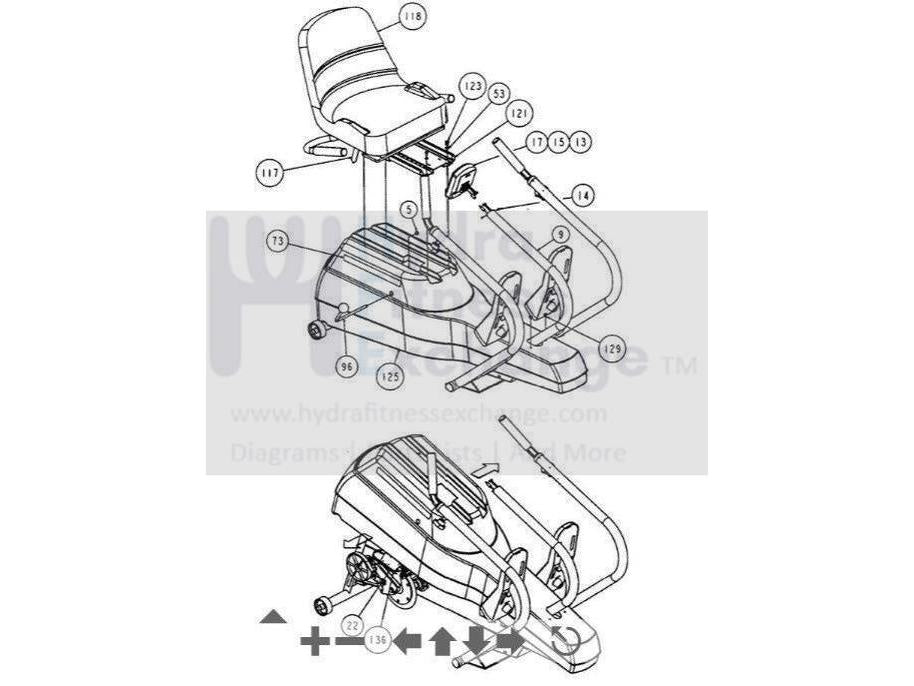 Nustep Stepper TRS-3000 TRS3000 Parts Machine - Pick your Part from th ...