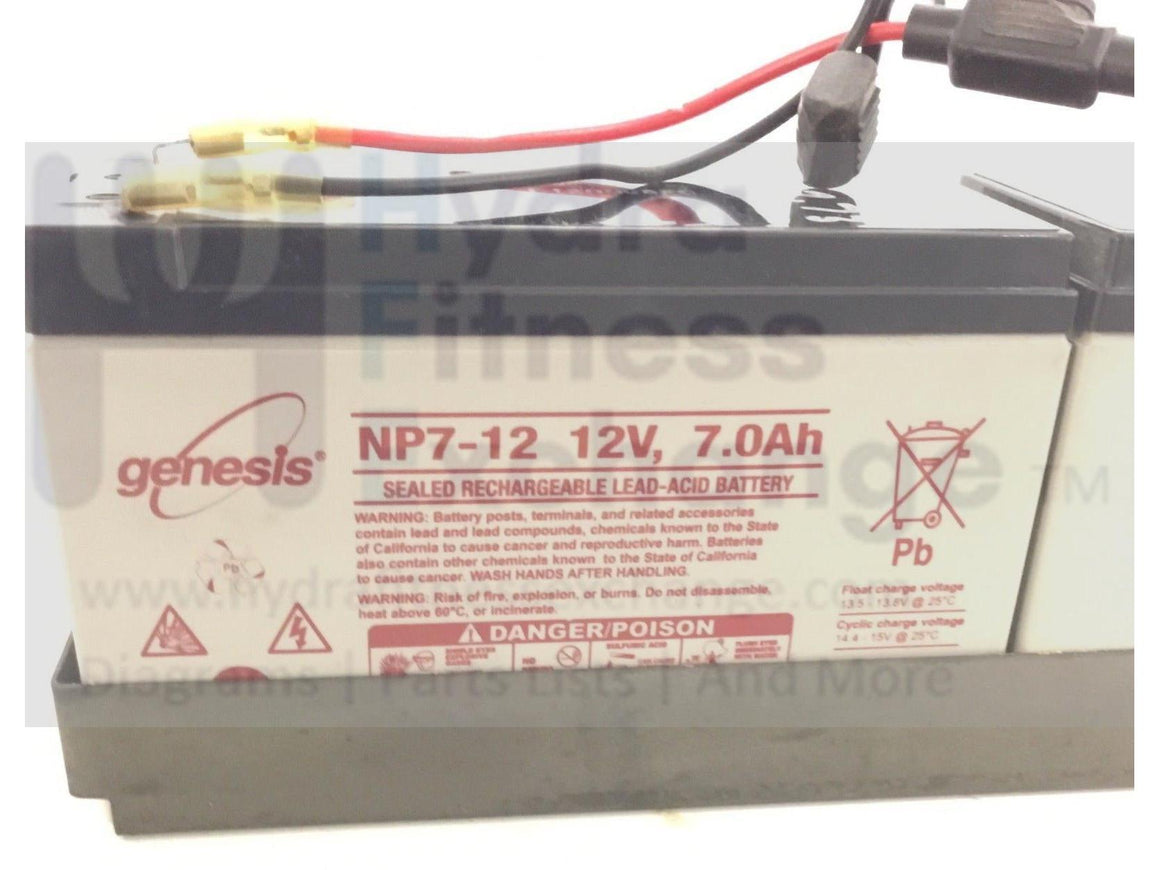 Octane Fitness Pro 4700 Touch Elliptical Lead Acid Battery 103750-001 ...