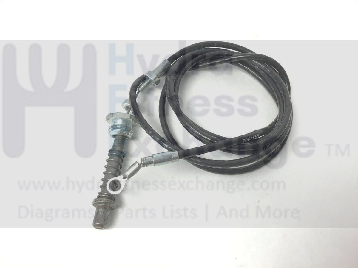 Parabody 400 425 440 Home Gym Steel Cable 80" 6534901 – hydrafitnessparts