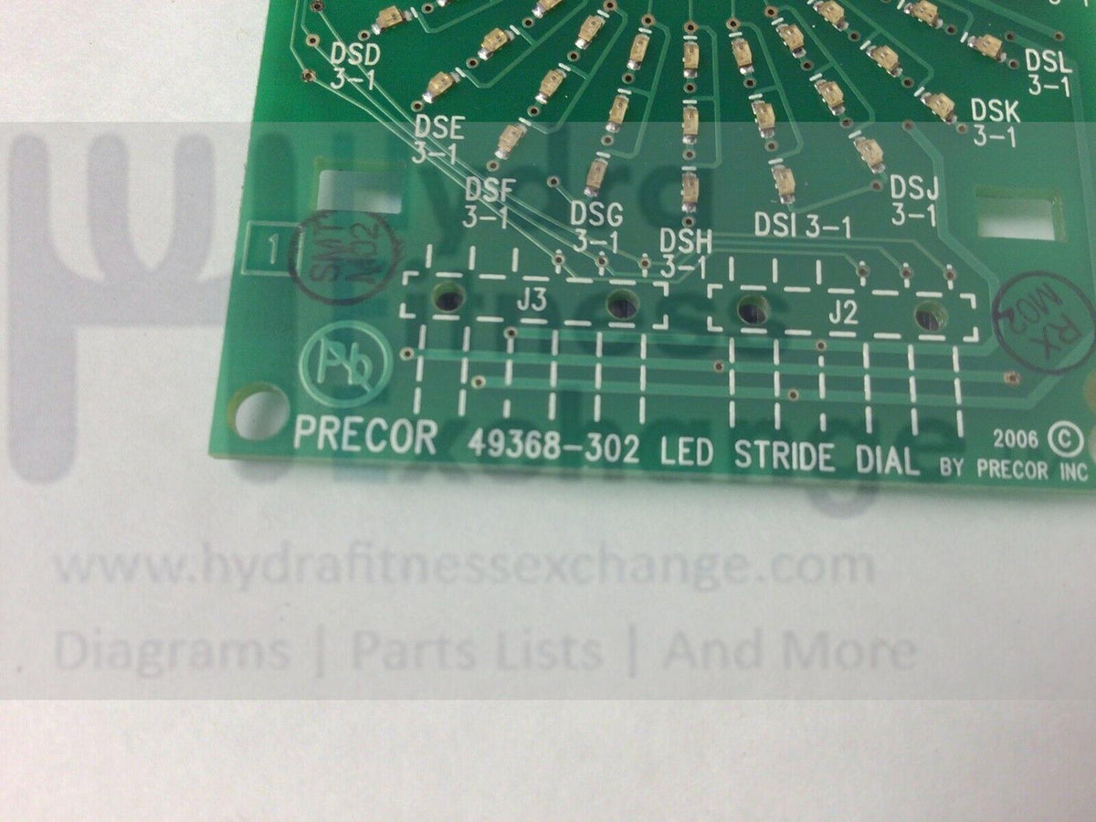 Precor 100i Elliptical Display Console Electronic Circuit Board 49410 ...