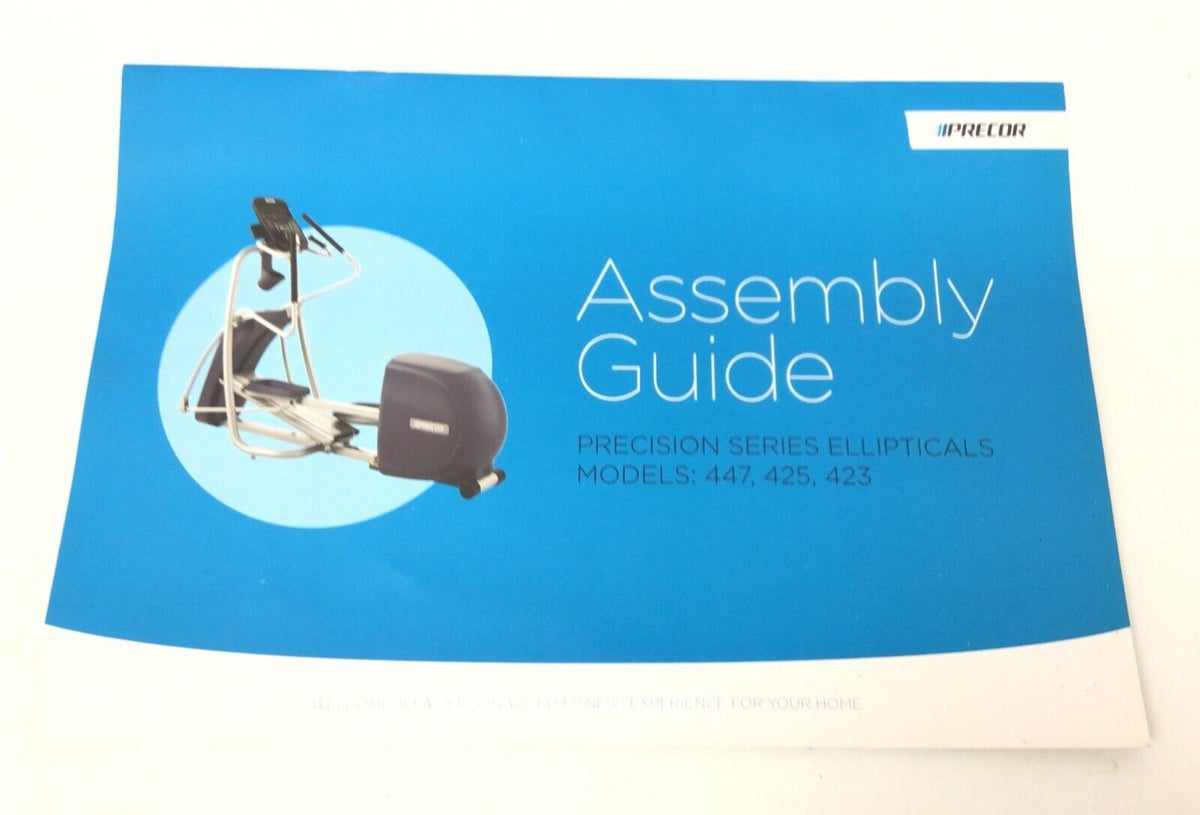 Precor 447, 425, 423 Elliptical Assembly Guide – hydrafitnessparts