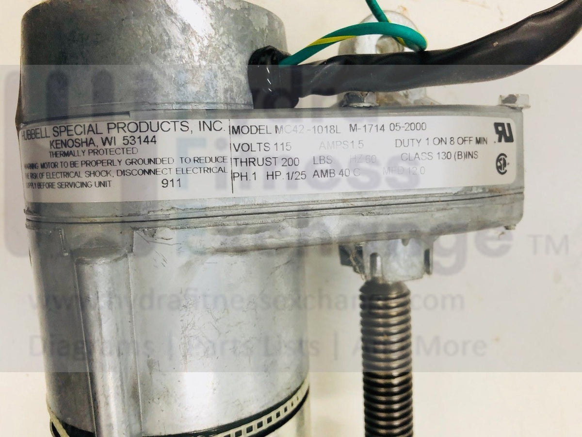 Precor EFX 5.21si Elliptical Incline Motor Lift Actuator MC42-1018L 38 ...