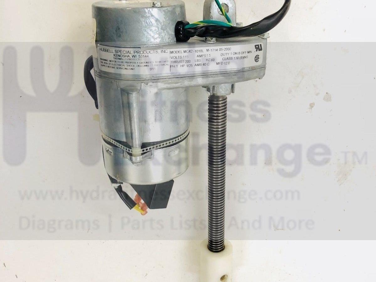 Precor EFX 5.21si Elliptical Incline Motor Lift Actuator MC42-1018L 38 ...