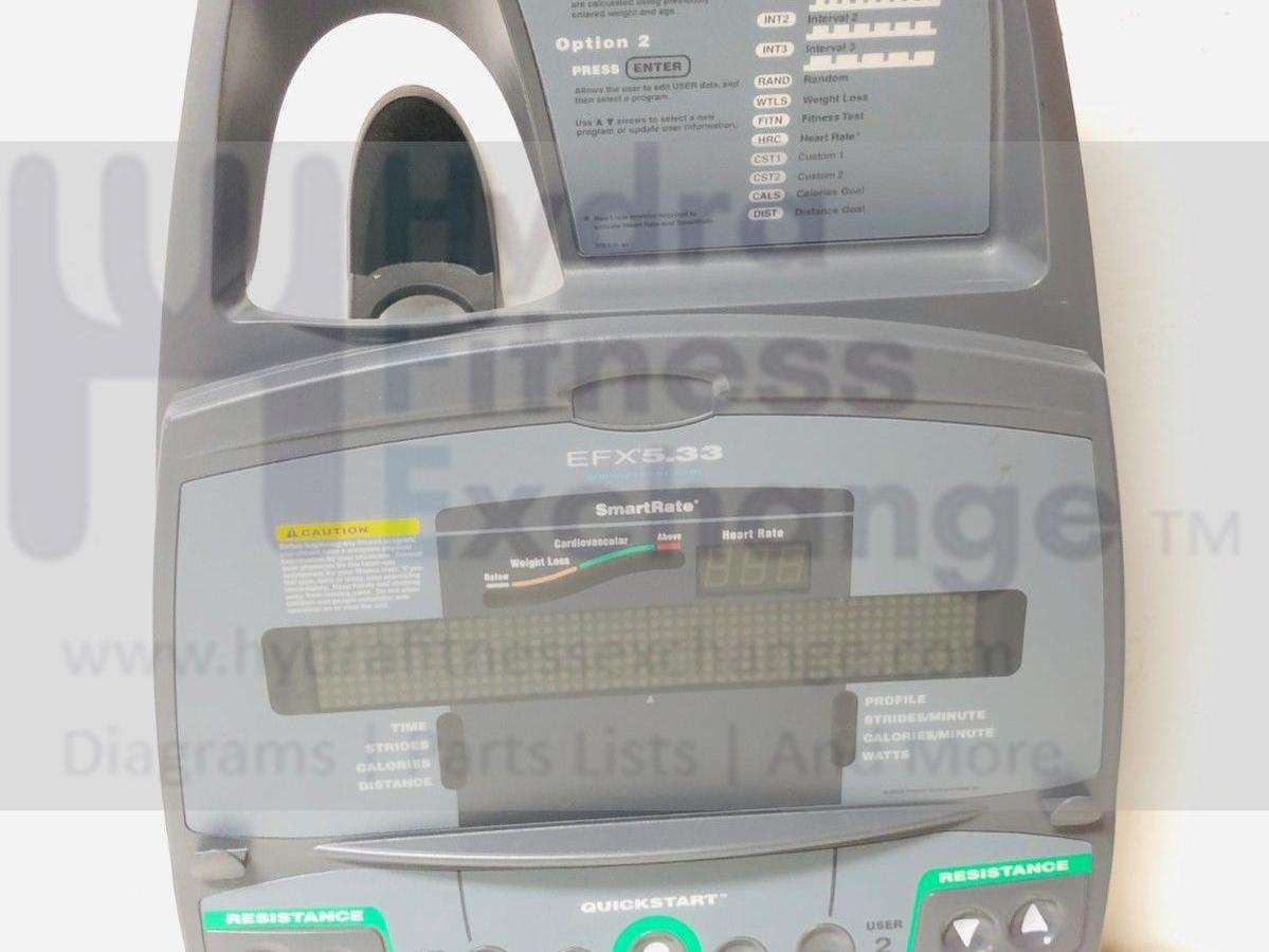 Precor EFX 5.33 Elliptical Display Console Assembly 48858101 ...