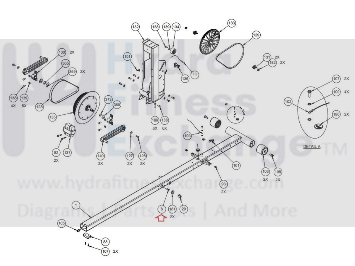 Precor EFX4X7 Elliptical Console Lower Board Wire Harness 48" PPP00000 ...