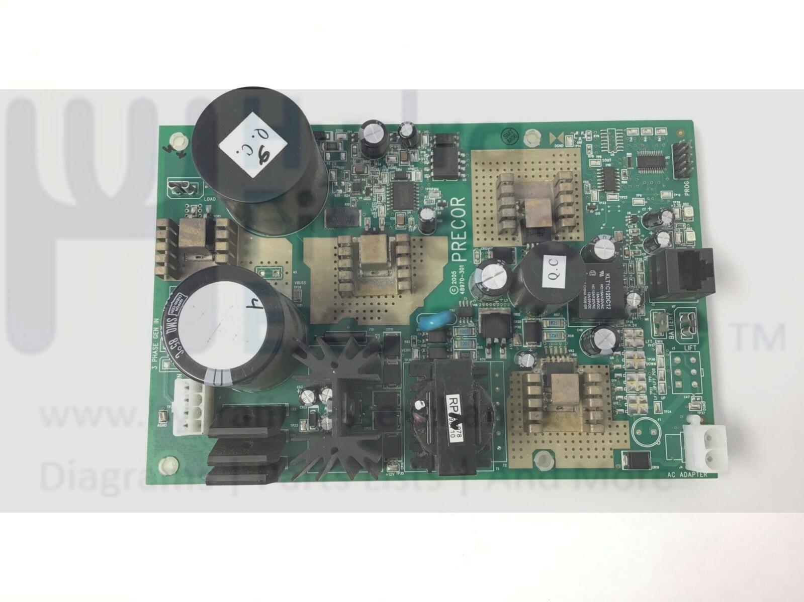 Precor Elliptical Lower Motor Control Board Controller 49443-102 or 48 ...
