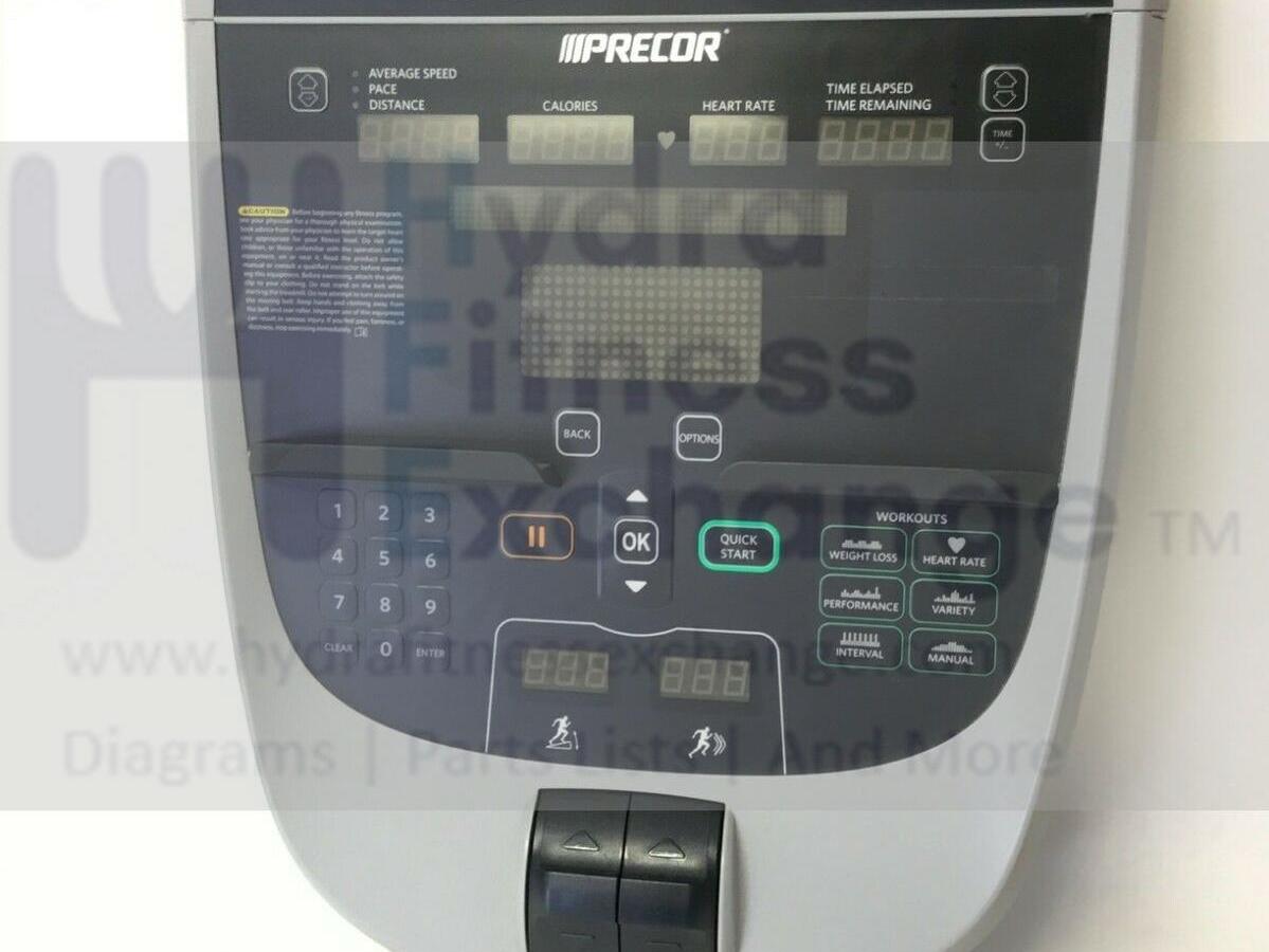Precor Treadmill Display Console Assembly TRM 885 TRM10 PPP00000030098 ...
