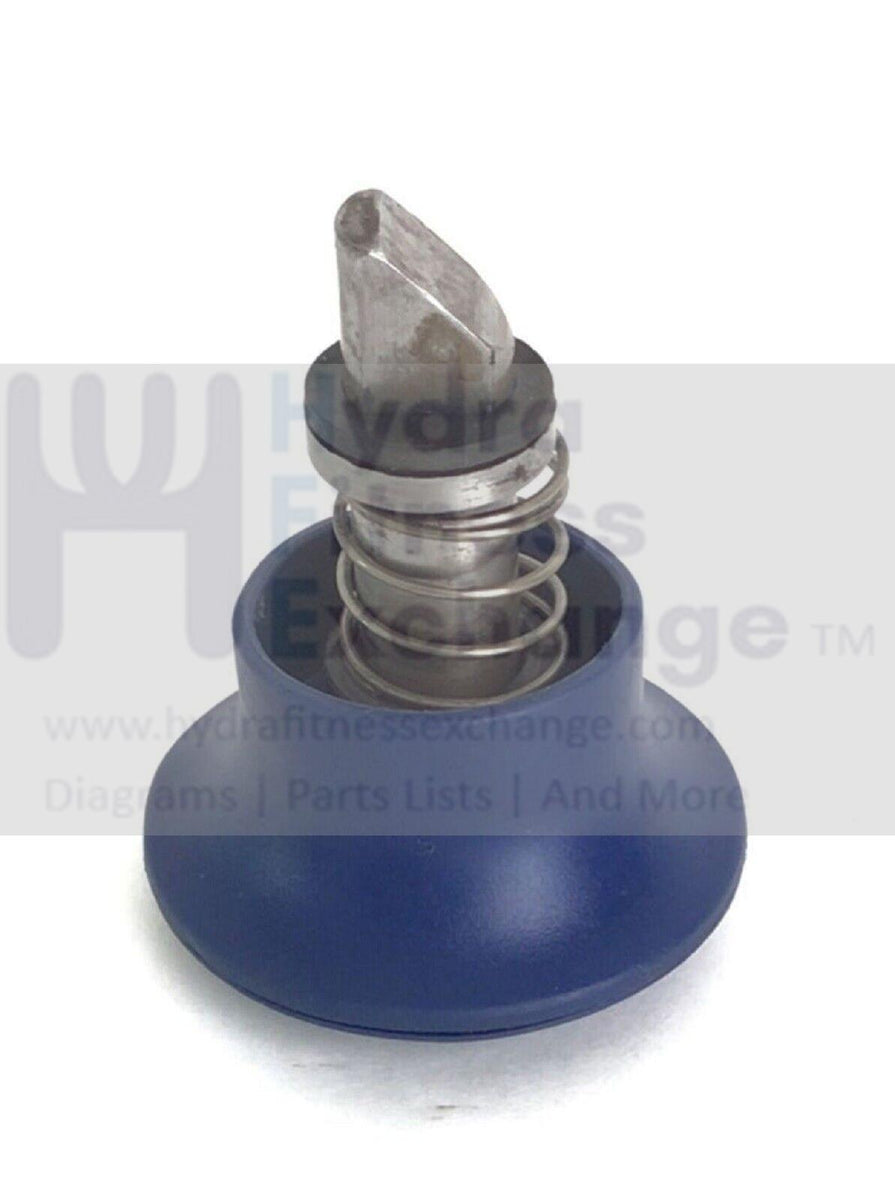 Precor Upright Bike Seat Adjustment Knob W/Spring Pin Mechanism 45744 ...