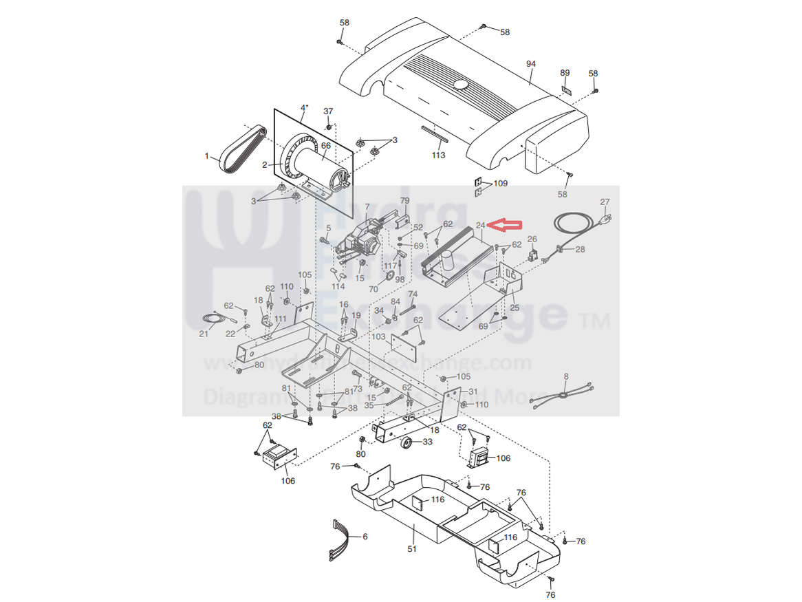 Proform Weslo 330i 495 Pi Treadmill Lower Motor Control Board Controll ...