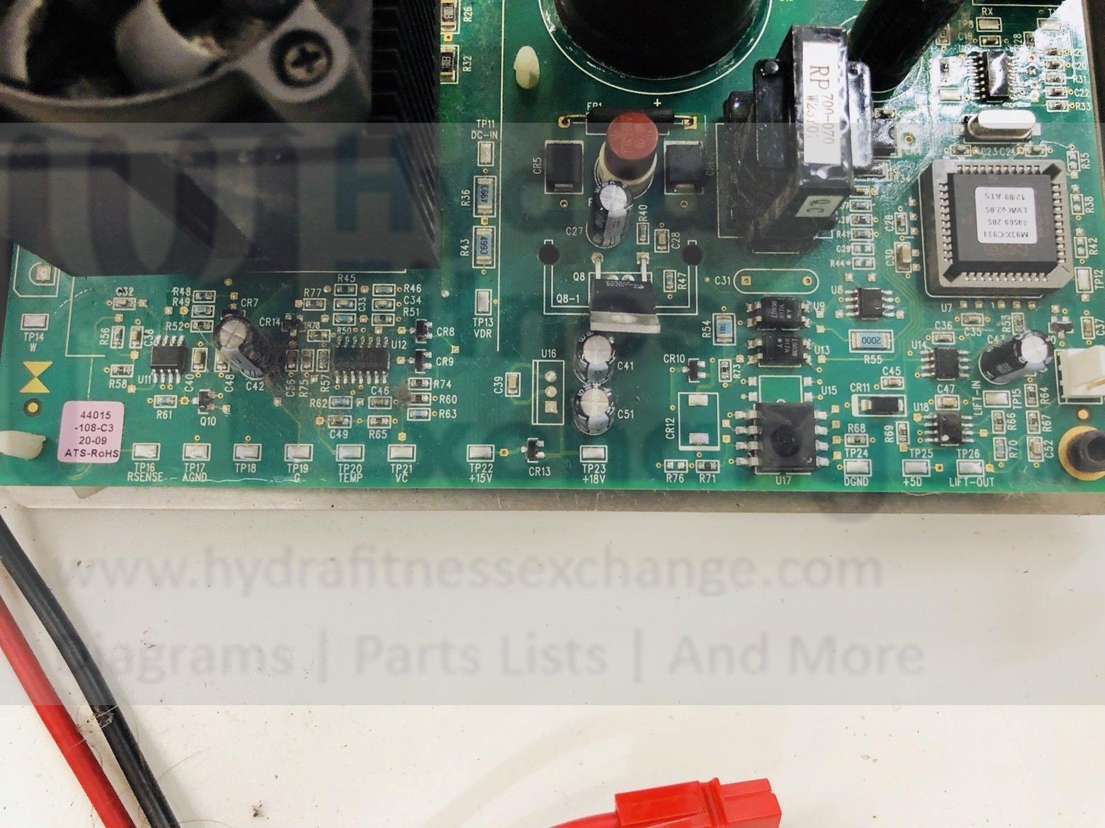 Refurbished Precor Treadmill Lower Motor Control Board Controller 9.33 ...