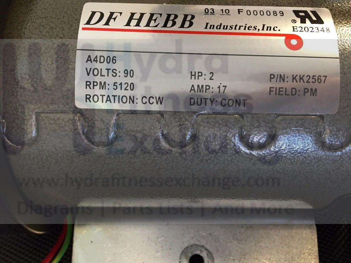 Schwinn Trimline Treadmill DC Hebb Drive Motor Wind Generator ...