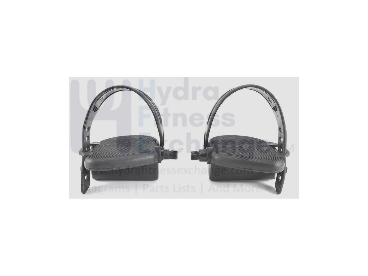 Scifit Upper Cycle Pedal Set with Straps Pro II Pro 2 ID5500R ISO1000 ...