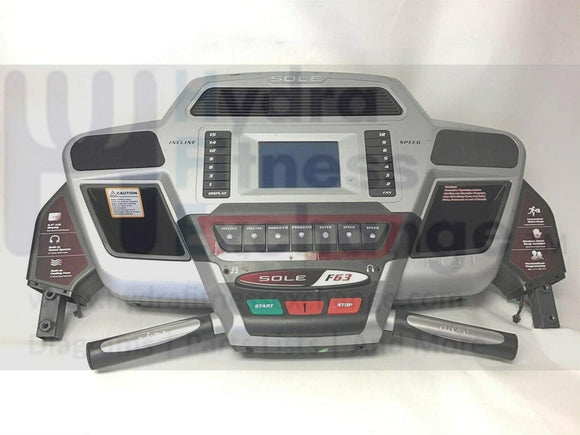 Sole Fitness Display Console Assembly RZ4YT005A-20 Works W F63 Treadmi ...