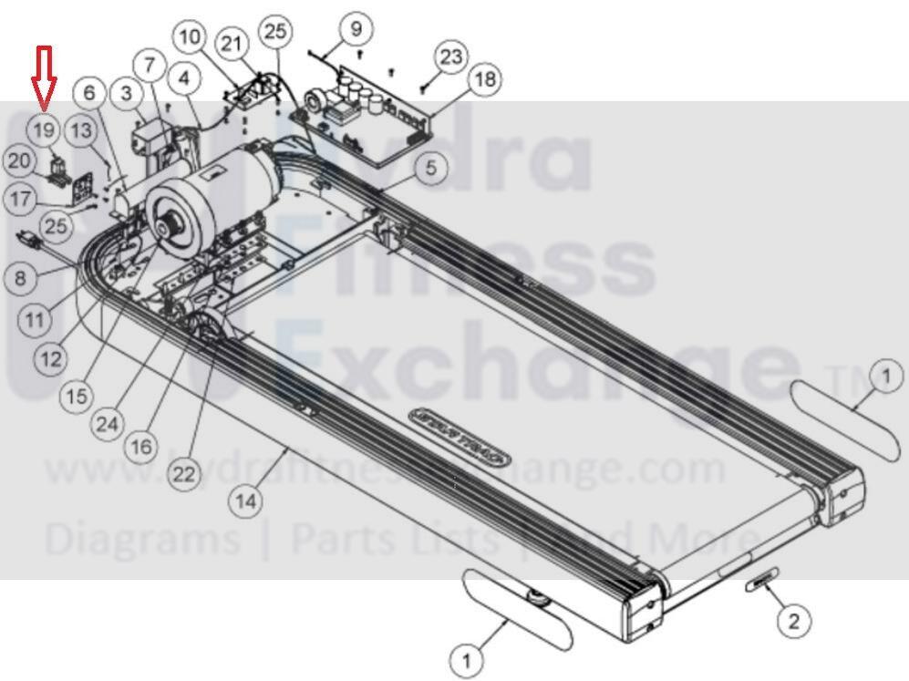 StairMaster Star Trac 9-3561-MUSAP0 Treadmill On Off Power Switch 740 ...