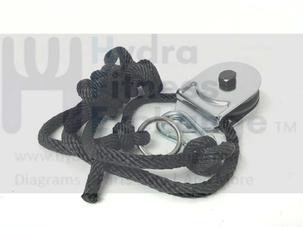 Total Gym XLS Home Gym Leg Pull Accessory Rope Pulley Drive Assembly 8 ...