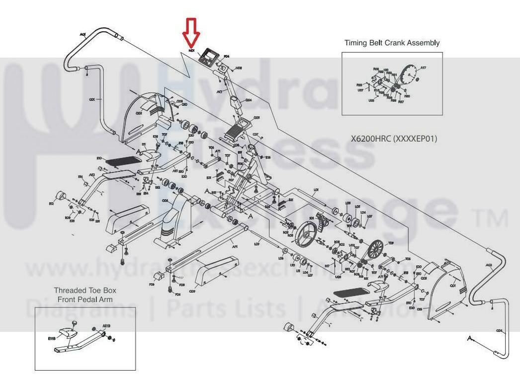 Vision Fitness Elliptical Display Console Assembly 003227-Z ...
