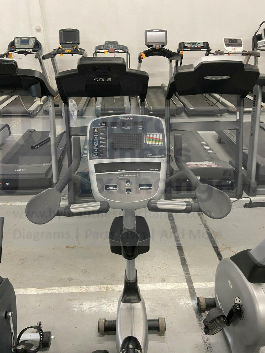 Vision Fitness U70 Upright Stationary Exercise Bike – hydrafitnessparts